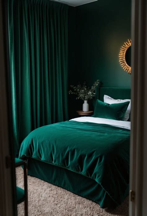 21 Dark Green Bedroom Ideas