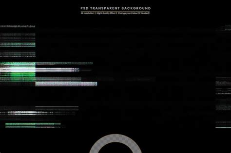 Premium Psd Glitch Texture Digital Artifacts Screen Distortion Blue Red Orange Color Wave