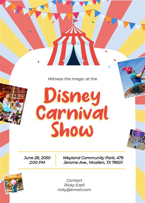 Free Disney Invitation Templates Editable And Printable