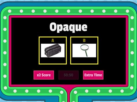 Quiz Revision Gameshow Quiz