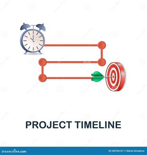 Project Timeline Icon 3d Illustration From Project Development