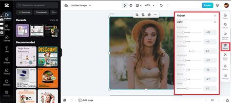 CapCut Dark Picture Editor Adjust The Light As You Like