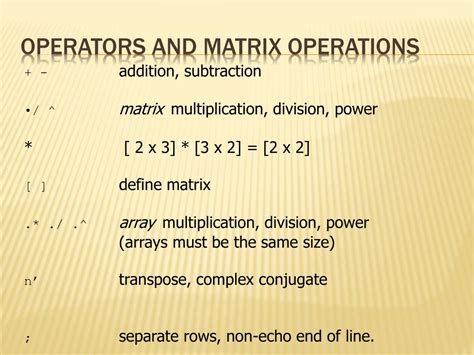 PPT Matlab And Matrices PowerPoint Presentation Free Download ID 2513425
