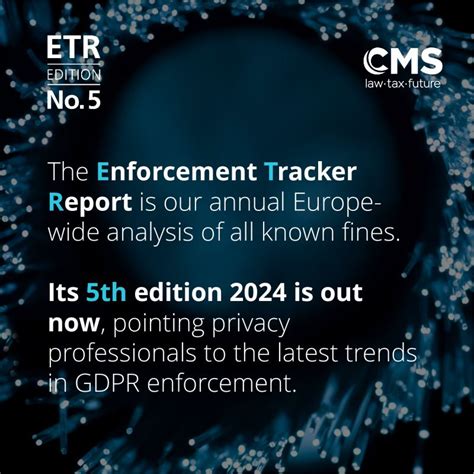Cms Slovenia On Linkedin Gdpr Enforcement Tracker Report