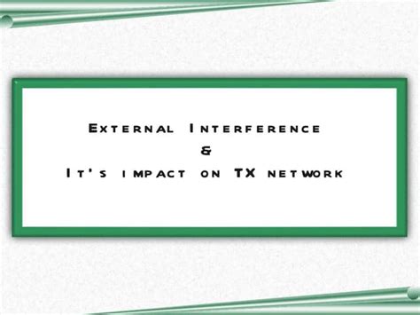 external interference share ppt