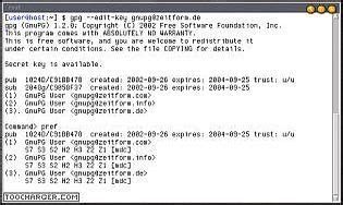 GnuPG Télécharger gratuitement la dernière version pour Linux