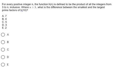 Solved For Every Positive Integer N The Function Hn Is
