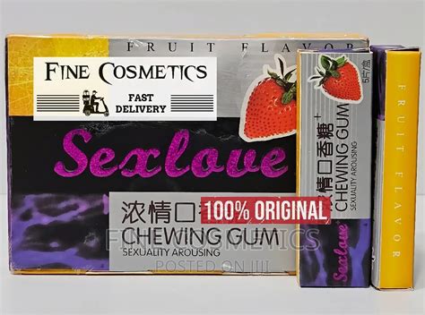 Sex Love Unisex Arousal Chewing Gum Erotic Libido Boost 1pac Fine