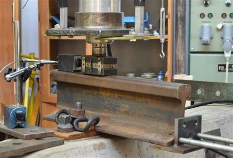 The Test Arrangement With Vertical Load Download Scientific Diagram