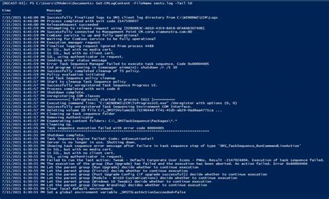 Viewing Configmgr Logs Via Powershell Garytown Configmgr Blog