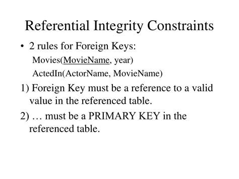 Ppt Sql Constraints And Triggers Powerpoint Presentation Free