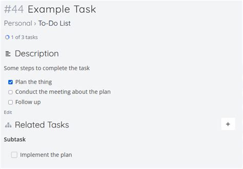 Create Subtasks Based On List Items Feature Discussion Vikunja