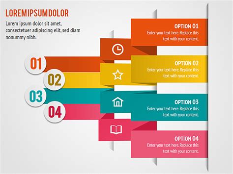 colorful accent list powerpoint diagram slides colorful accent list ppt diagram slides