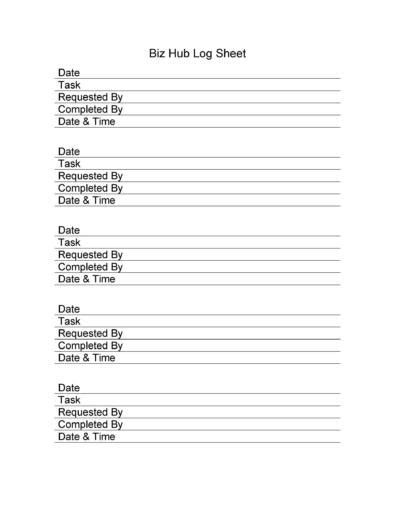 50 Printable Log Sheet Templates Direct Download ᐅ TemplateLab