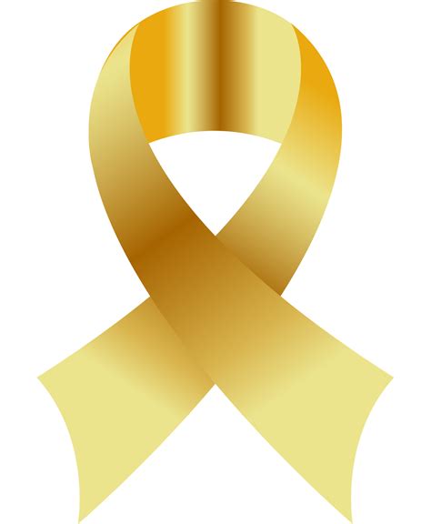 Yellow Awareness Ribbon 35630748 Png