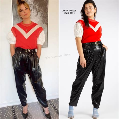 Instagram Style Annie Murphy In Tanya Taylor At The 2021 Tribeca Film Festival