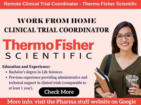 Remote Clinical Trial Coordinator Opportunity Thermo Fisher Scientific