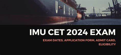 Indian Maritime University IMU CET UG 2024 WonderSkool Panchkula Haryana