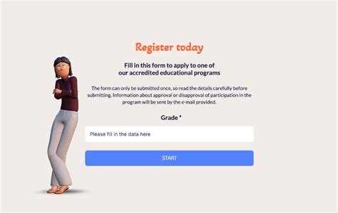 Student Registration Form Template Visme