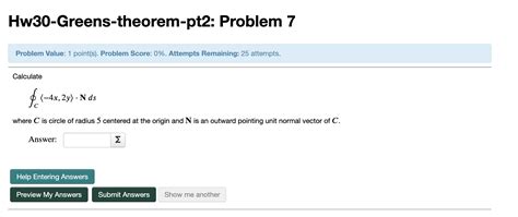 solved calculate ∮c −4x 2y ⋅nds where c is circle of radius
