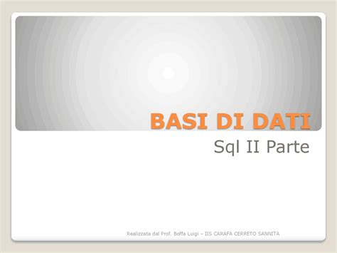 Basi Di Dati Informatica Docsity