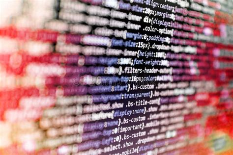 Big Data And Internet Of Things Trend Hi Tech Modern Screen Of Data