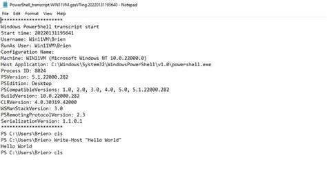 How To Use Automatic Powershell Transcription