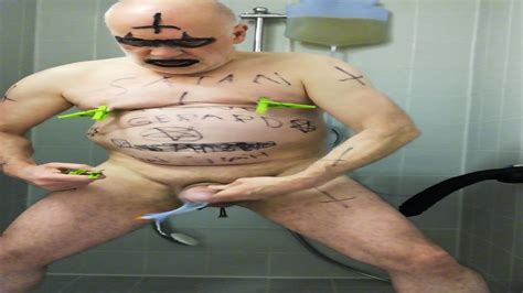 Satan Slave Takes A Pure Urine Enema Treatment