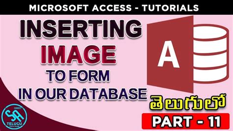 ms access tutorials in telugu part 11 inserting image into our database sa freshers adda