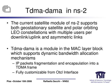 Ppt Simulating Dynamic Bandwidth Allocation On Satellite Links