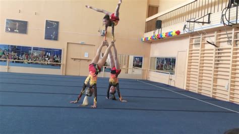 Акробатика тройка мастера спорта Youtube