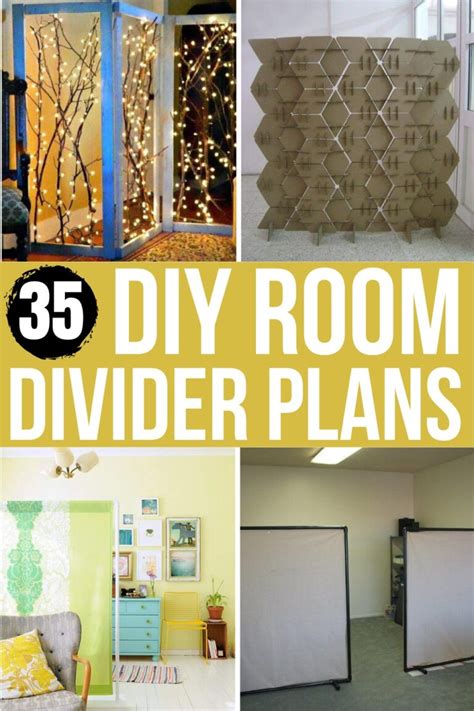 35 Diy Room Divider Plans For Modern Look Diy Crafts