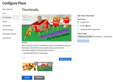 Alt Text For Experience Thumbnails Announcements Developer Forum