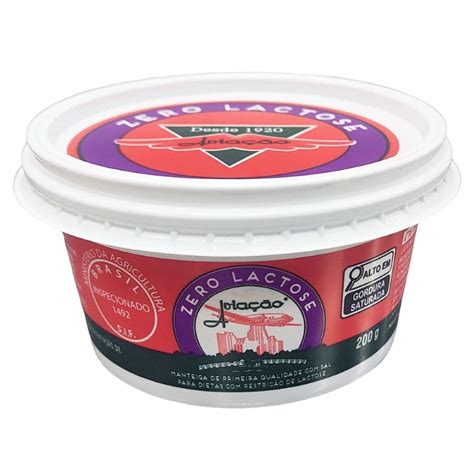 Mant C Sal Z Lac Pote Aviacao 200g Natural Da Terra