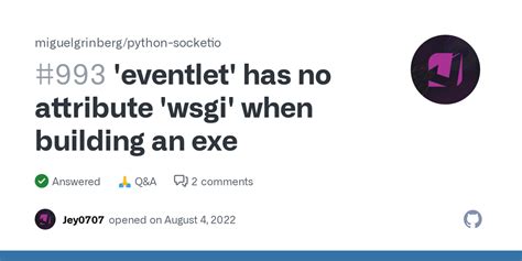Eventlet Has No Attribute Wsgi When Building An Exe