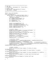 Assignment01 Java CSE 110 Assignment Assignment 01 Pizza
