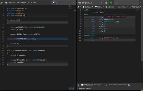 C Unable To Generate Assembly Code In Intel Format On Os X Stack