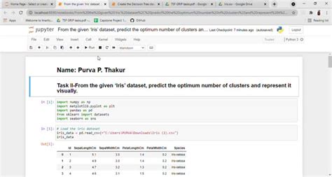 Video Purva Thakur On Linkedin Sparksfoundation Internship Github Analytics Datascience
