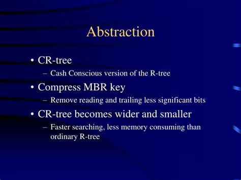 Ppt Optimizing Multidimensional Index Trees For Main Memory Access