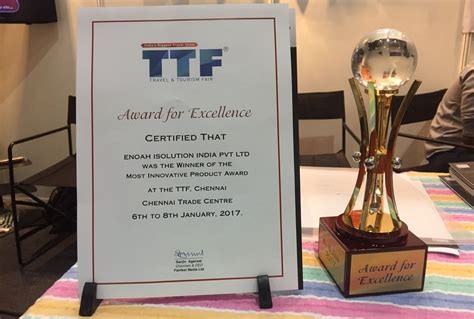 Enoah Wins Most Innovative Product Award At Ttf Chennai 2017