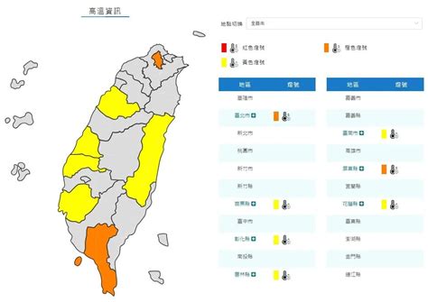 熱昏頭！7縣市亮高溫燈號 「2地區」恐飆破38°c 中天新聞網