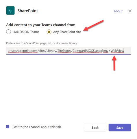 How To Show A Sharepoint Page In Microsoft Teams Without The Command Bar Hands On Teams