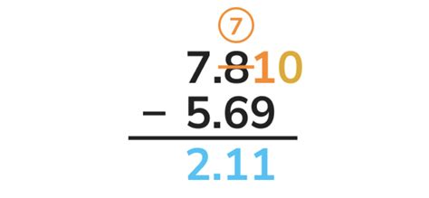 Subtracting Decimals Definition Examples And Formulas DoodleLearning