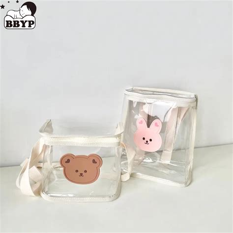 방수 유치원 책가방 아기 장난감 비치 백 어린이 투명 백팩 크로스바디 백 2 Aliexpress