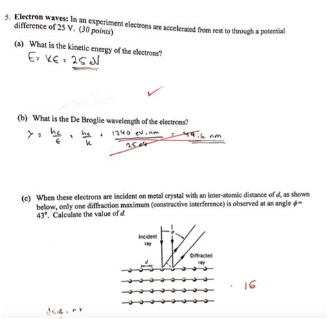 Solved In An Experiment Electrons Are Accelerated From Rest