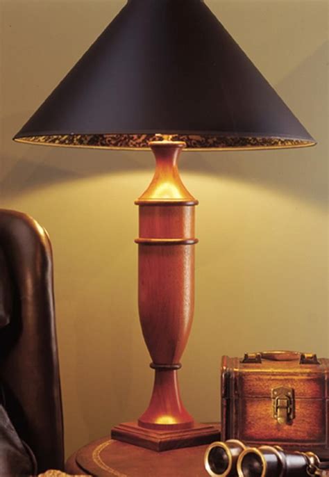 Turned Table Lamp Woodworking Plan From Wood Magazine Table Lamp