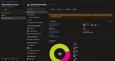 How To Start With Azure Automation Runbook To Automate Tasks In Intune