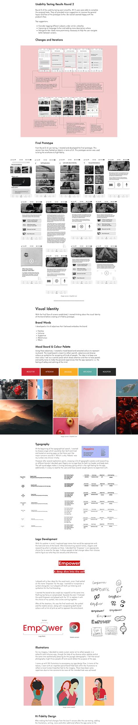 Empower Sex Ed App A Ux Case Study On Behance