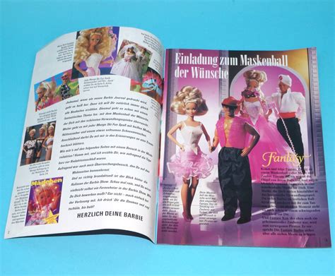 Barbie Doll Toy Catalog Katalog Fan Club Journal 1991 Mattel Germany