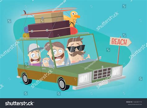 Funny Vacation Cartoon Images